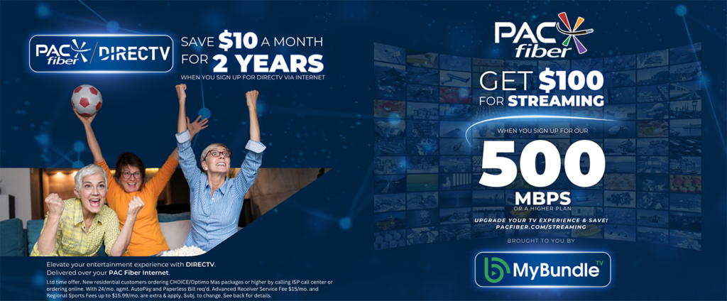 Streaming TV - PAC Fiber - Pembroke Advanced Communications